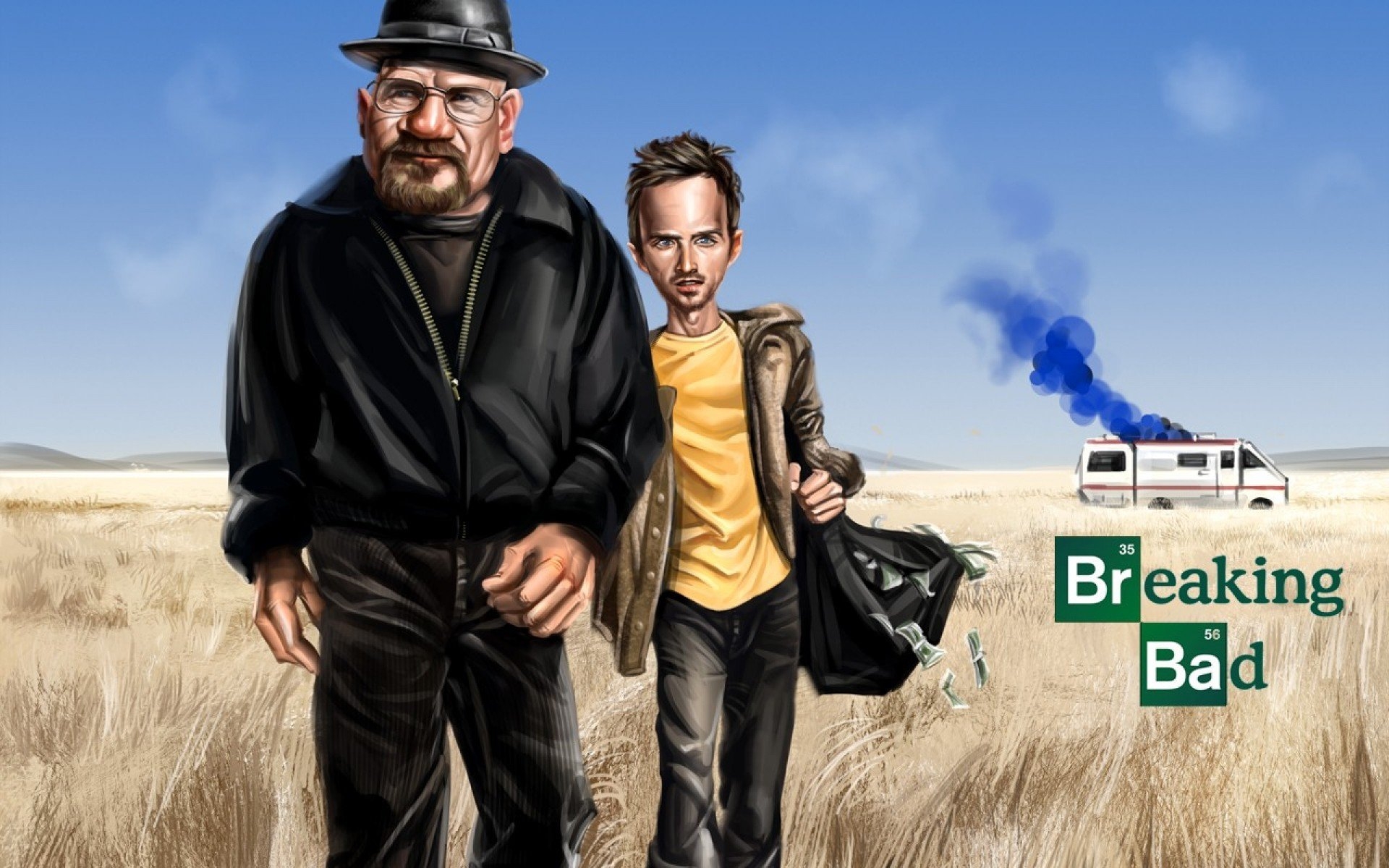 Подборка фото Обои breaking bad комический стиль разное — Fonwall