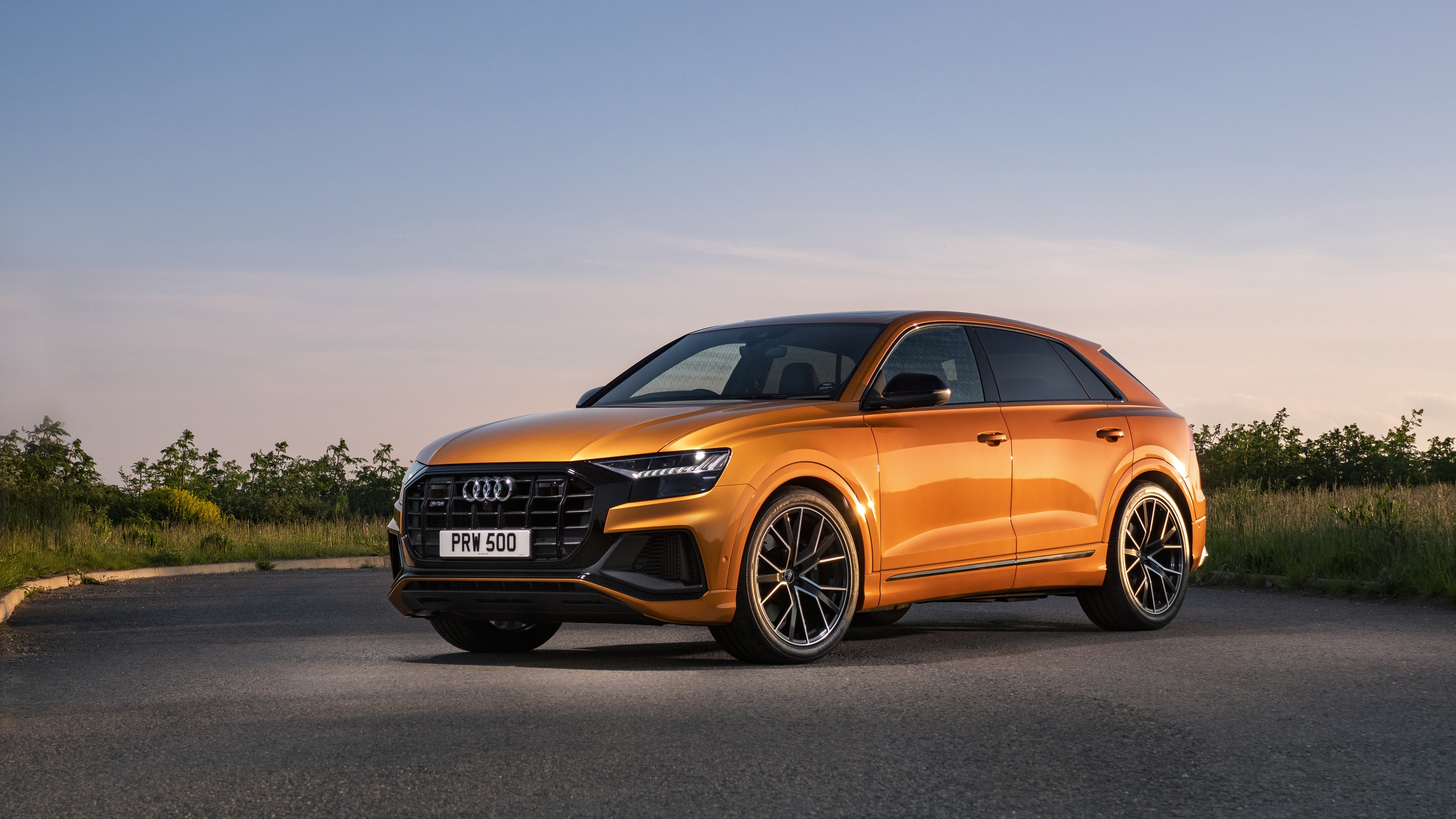 Audi sq8 tfsi red. · 1366x768 free photo from virtual - Fonwall ...