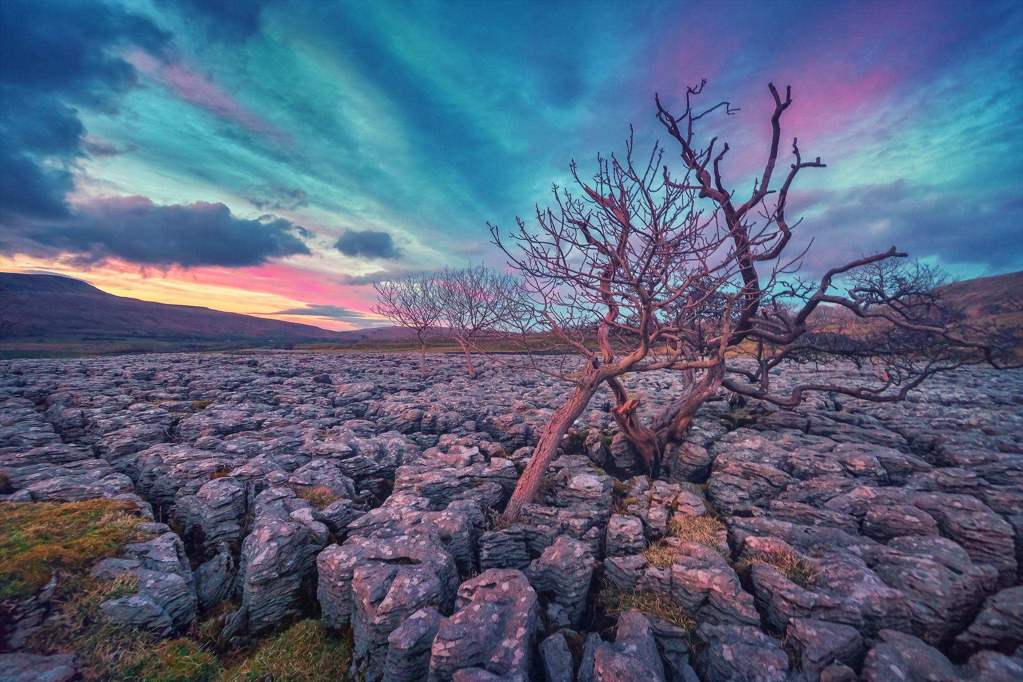 Wallpapers wallpaper rocks colorful sky trees landscapes 1920x1080 Full ...