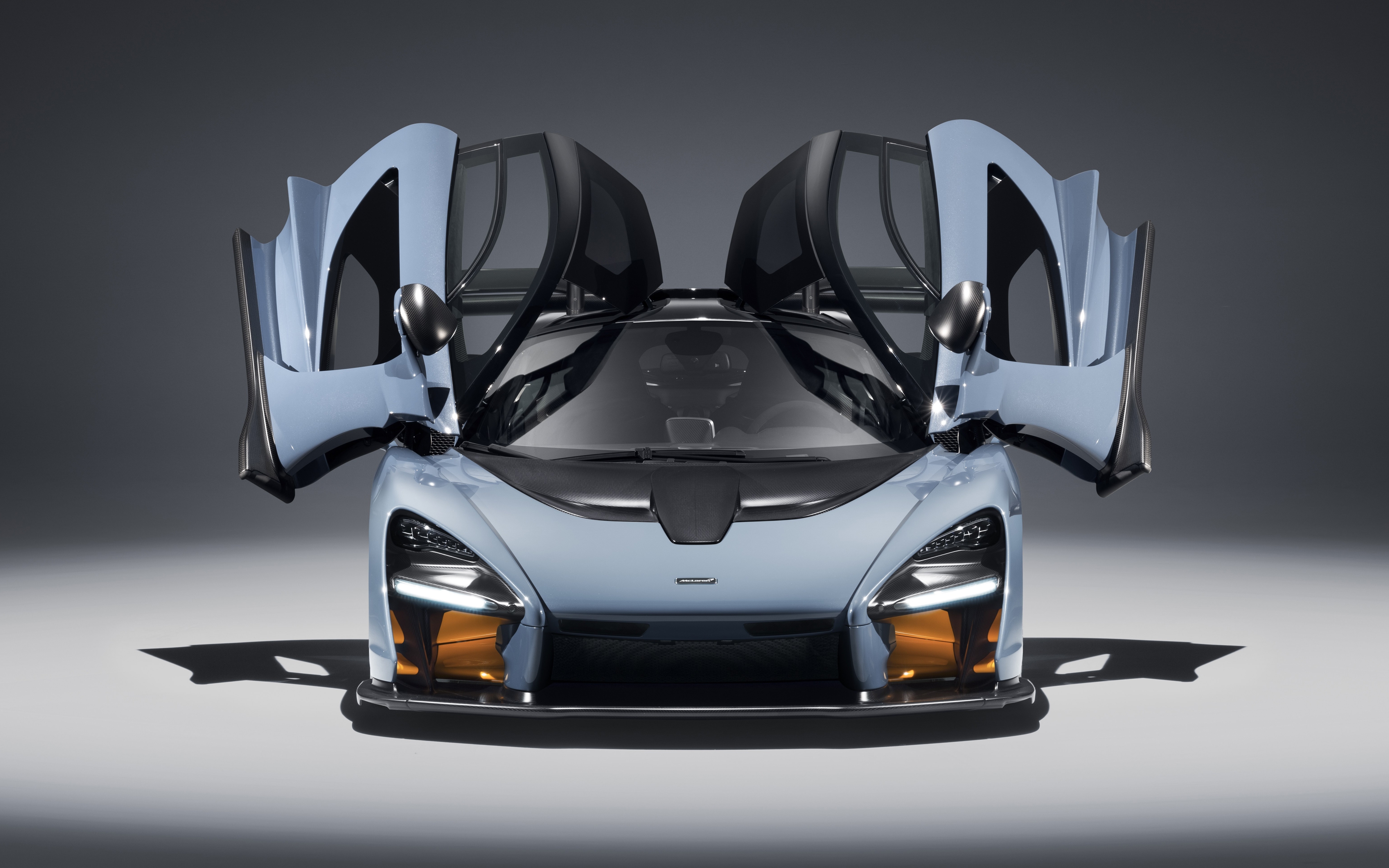 Mclaren Senna with the doors open. · 1600x900 free photo from bradeya ...