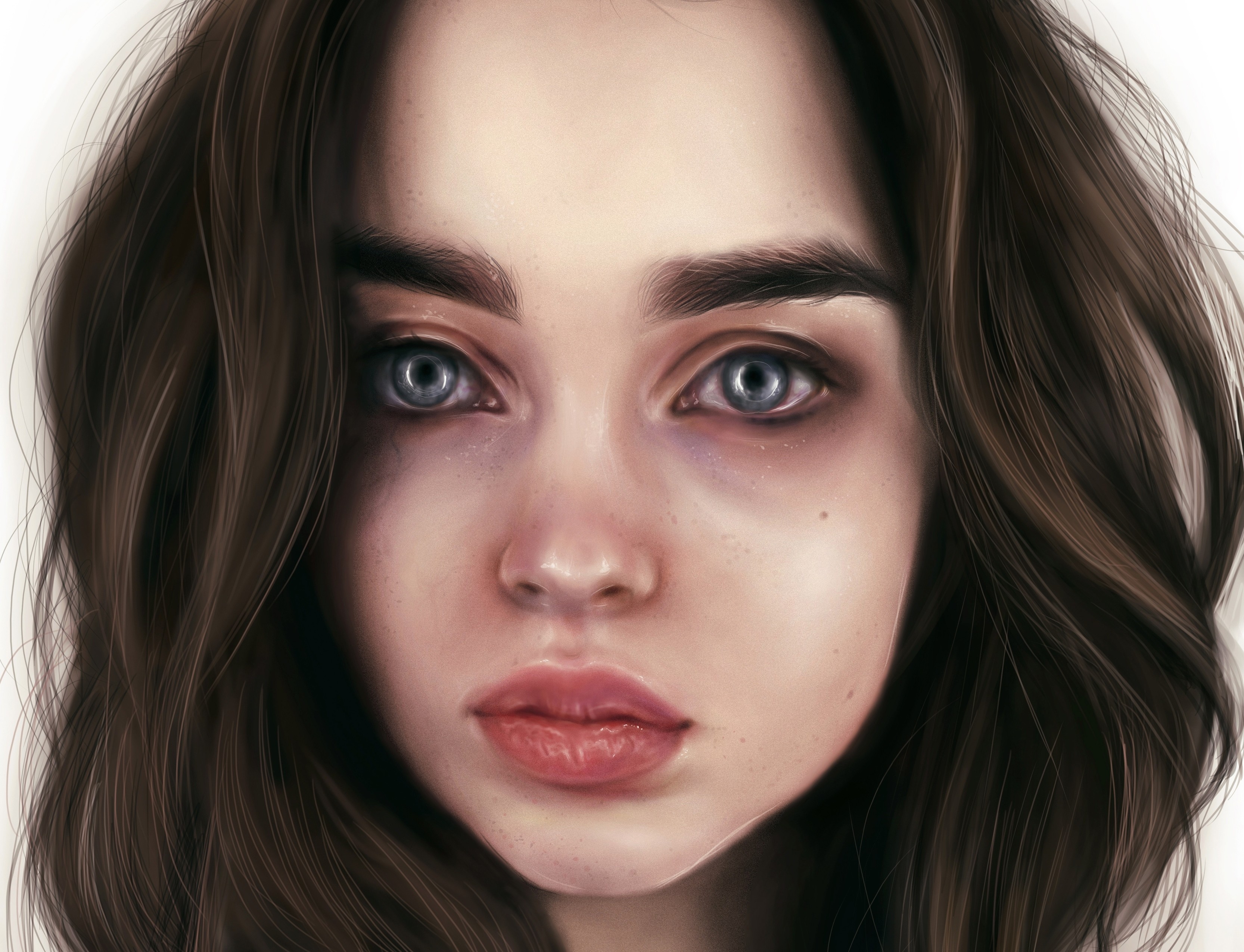 A crying girl · 1366x768 free photo from axebourne - pictures and ...