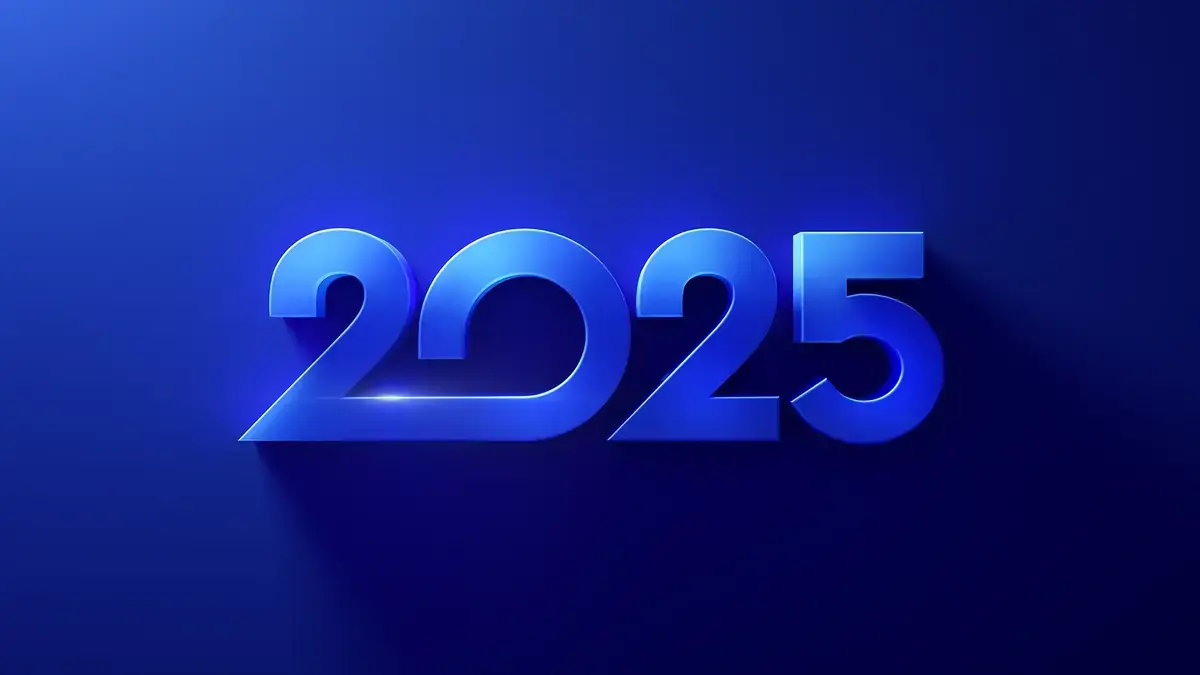 2025 год на синем фоне · бесплатная фотография от Viola картинки и