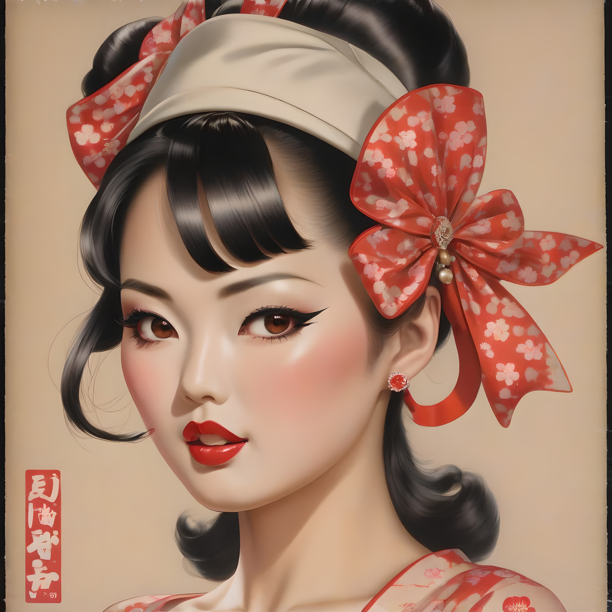 Japanese pin-up girl · free photo from tolgor - pictures and wallpapers