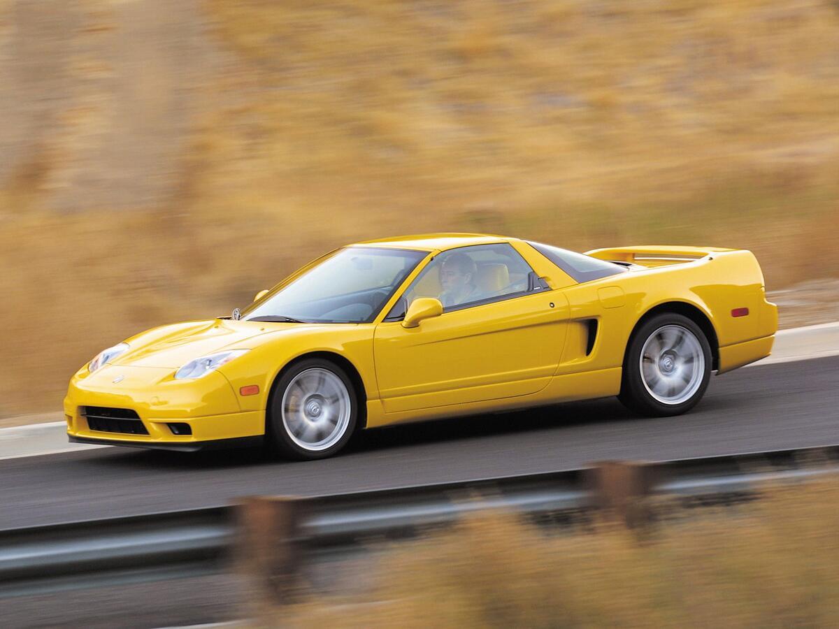 Обои Acura Nsx желтый стиль вид сбоку от Uaha картинки на рабочий