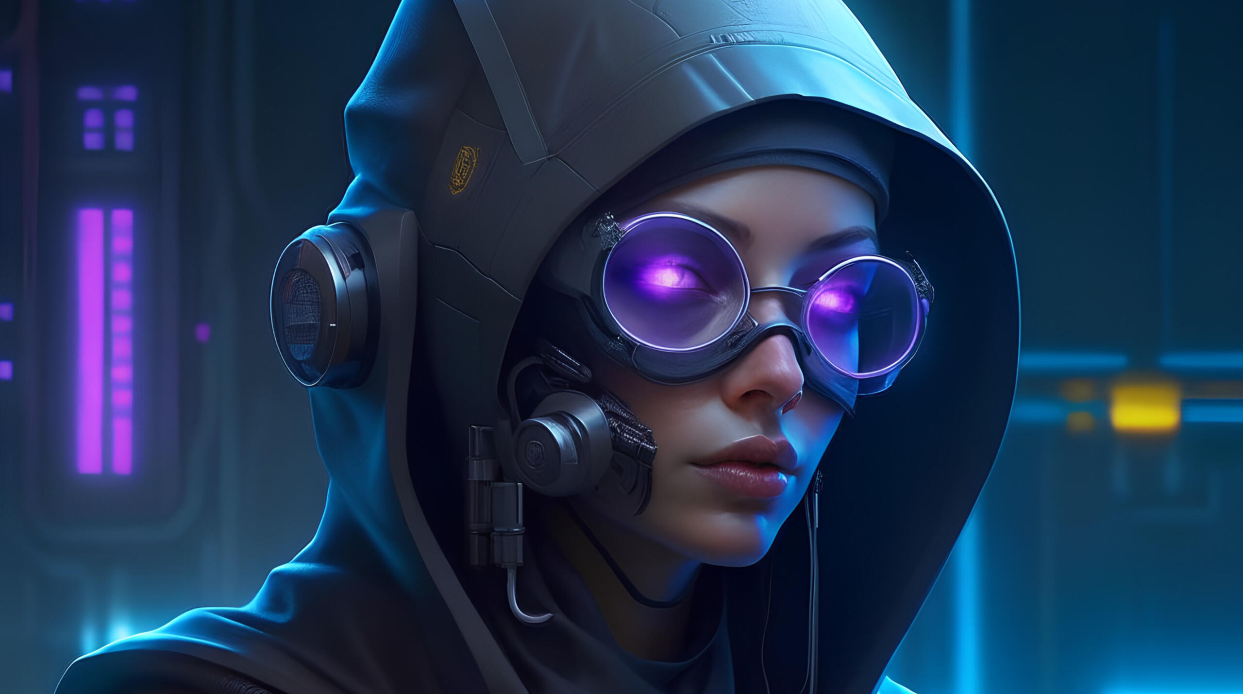 Cyberpunk Nun · 2560x1440 Qhd And Wqhd 169 бесплатная фотография от