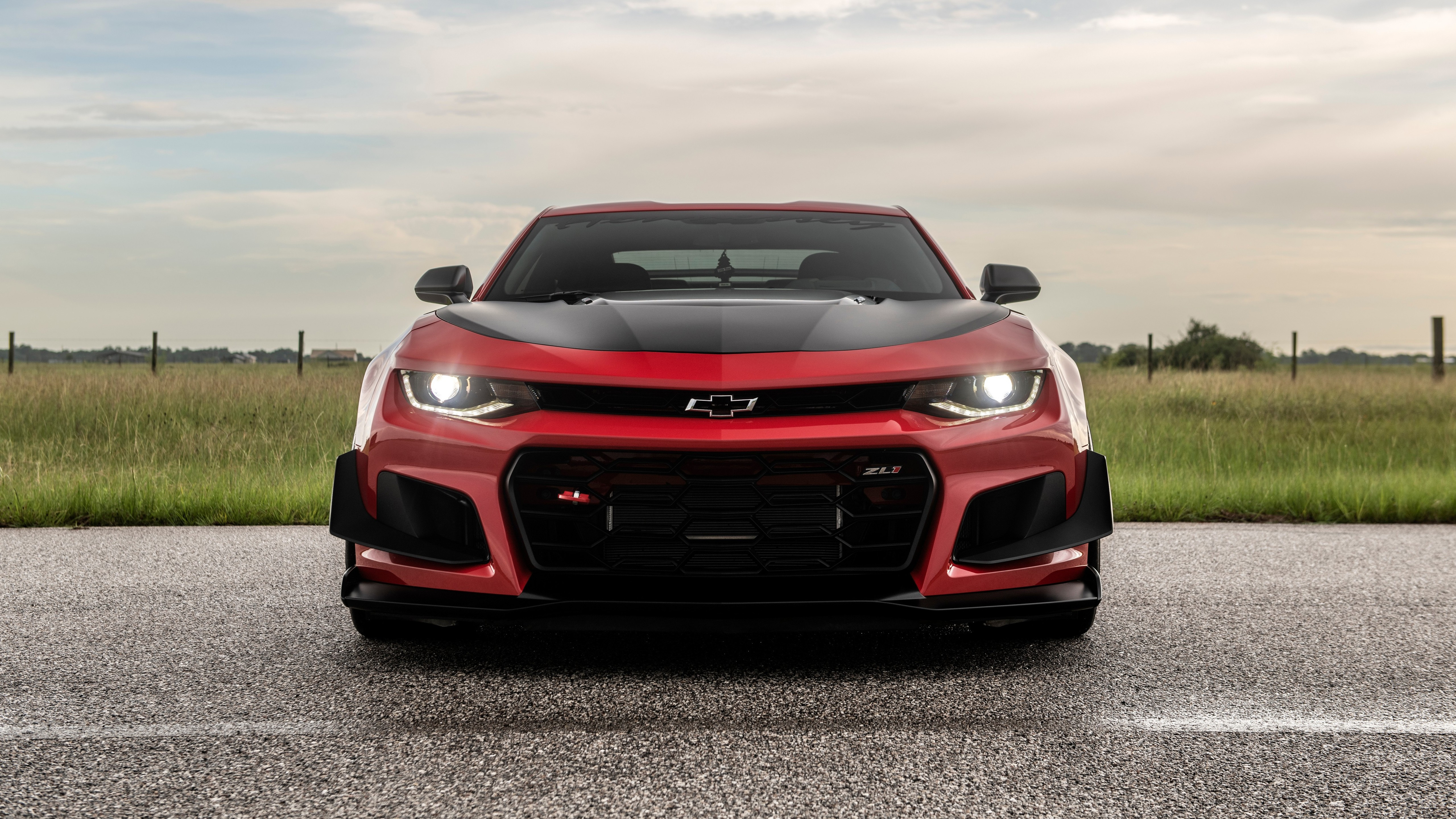 Wallpapers red eyes front view muscle cars wallpaper chevrolet camaro ...