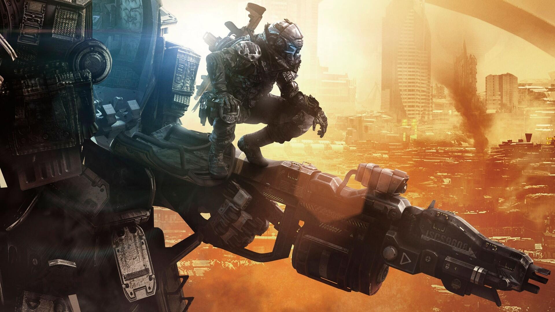 Обои солдат Titanfall мех игры скриншот 1920x1080 Full Hd от Bradeya