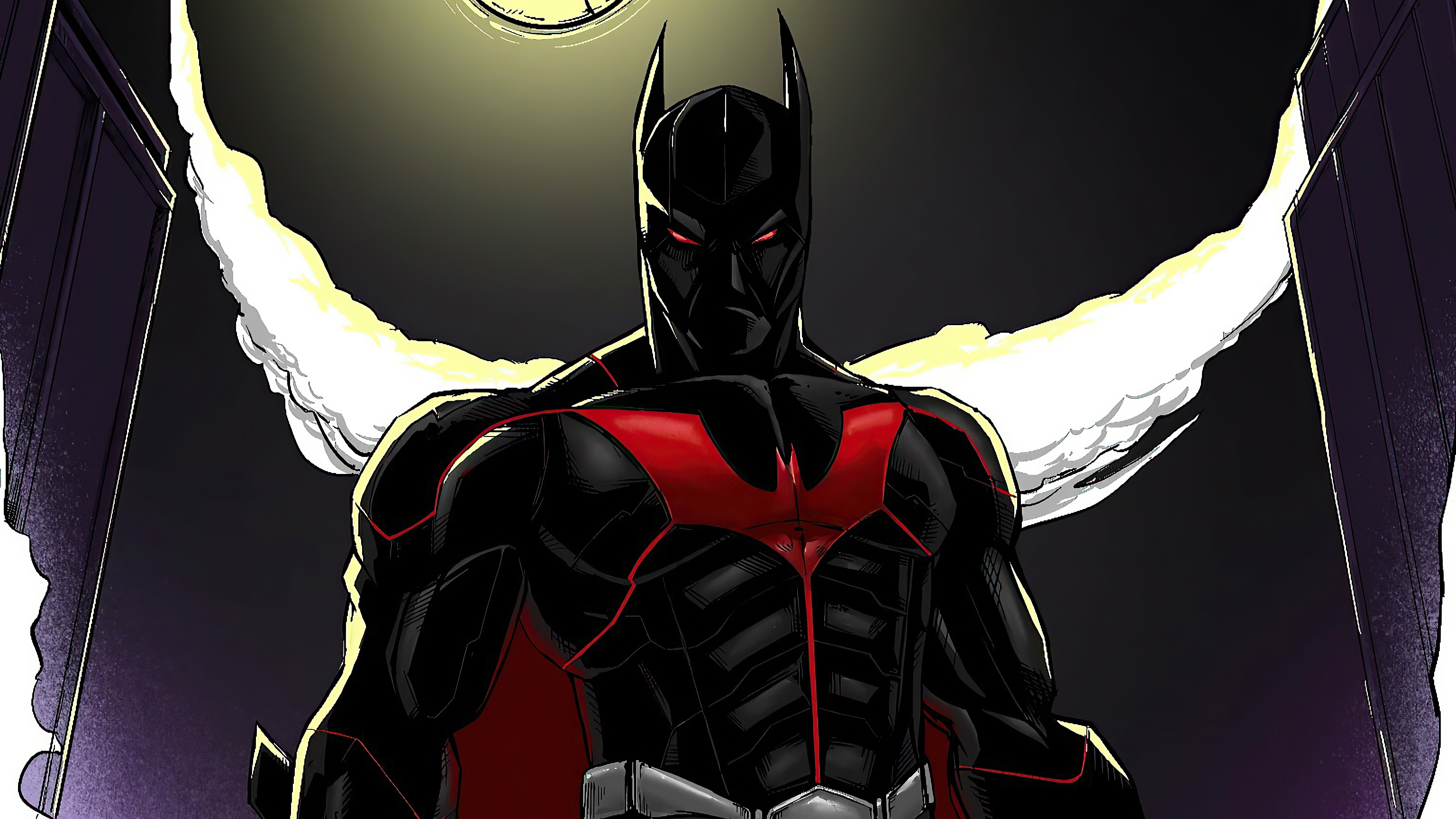 Wallpapers batman beyond dc universe comics black bodysuit rendering ...
