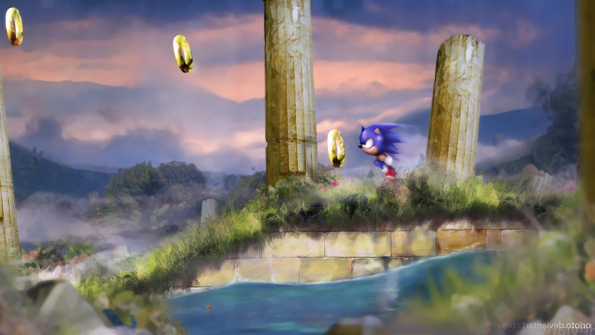 Wallpapers video games reflection Sonic the Hedgehog Sonic screenshot ...