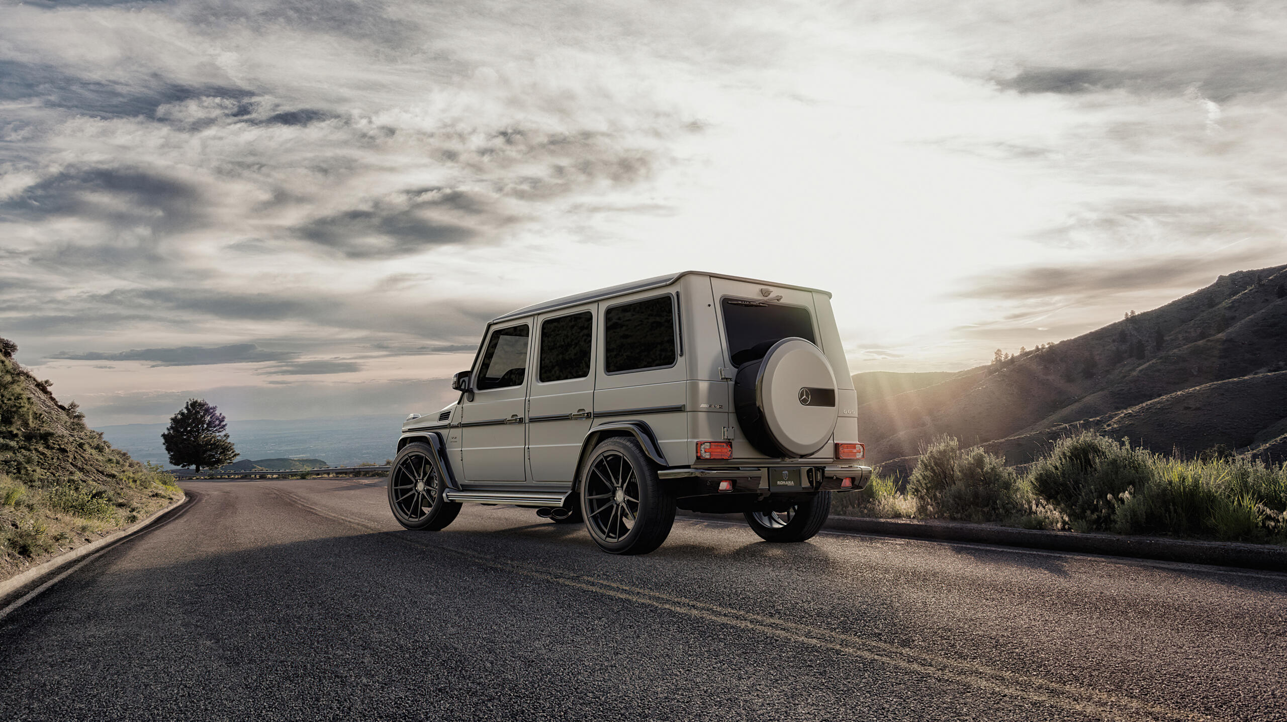 Обои Mercedes G Class вид сзади машины 2560x1440 Qhd And Wqhd 169 от