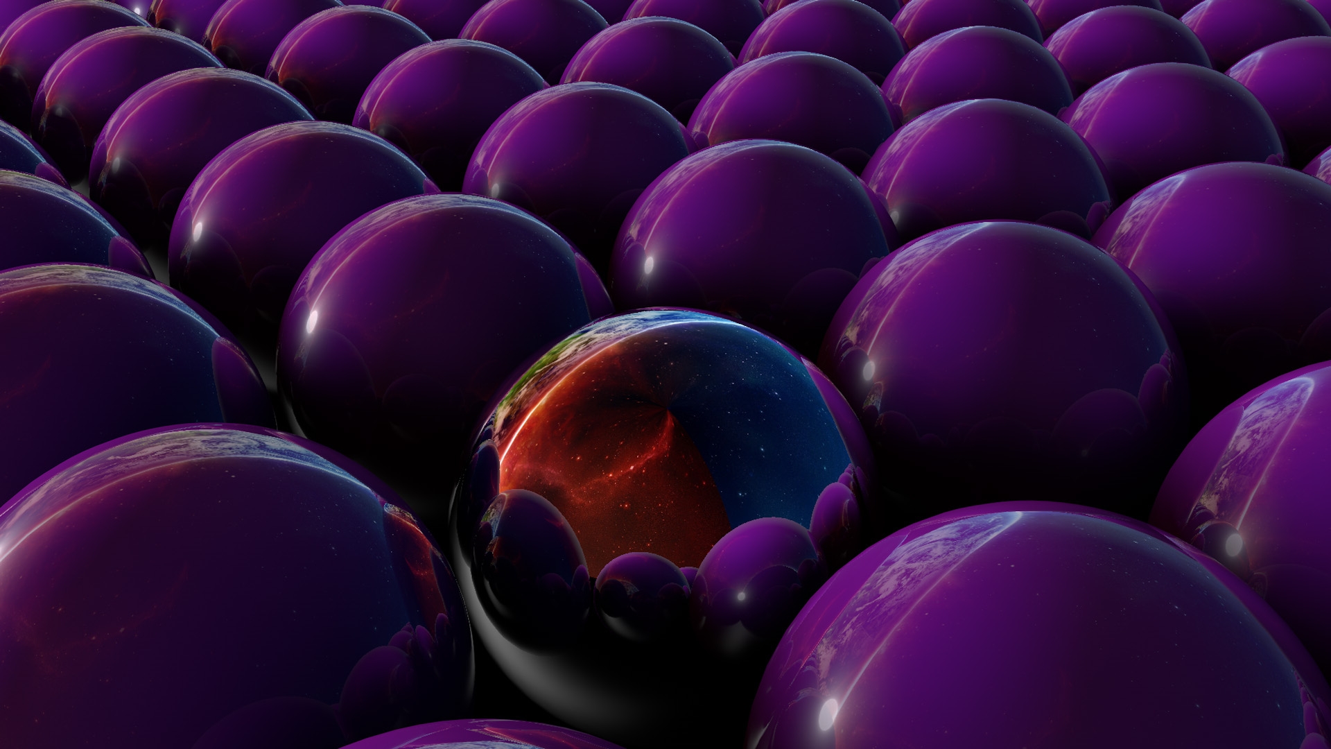 cgi objects pattern wallpaper violet balls 3d graphics 1920x1080 Full ...