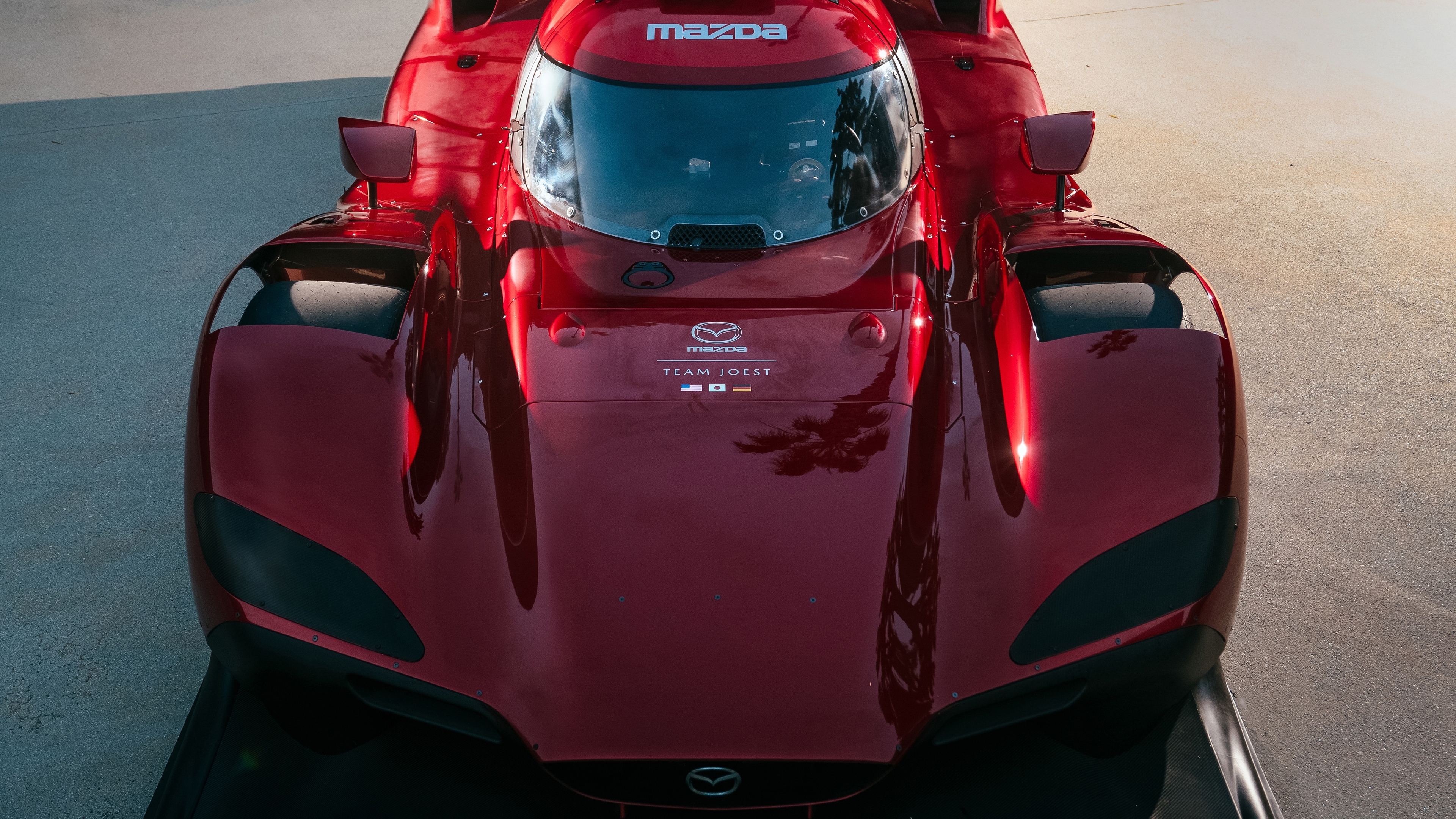 Wallpapers racing cars red front view wallpaper mazda rt24 vt cars ...