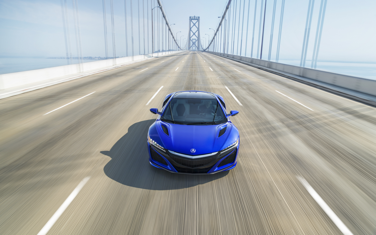 Красная Honda Nsx на золотых дисках · бесплатная фотография от Virtual
