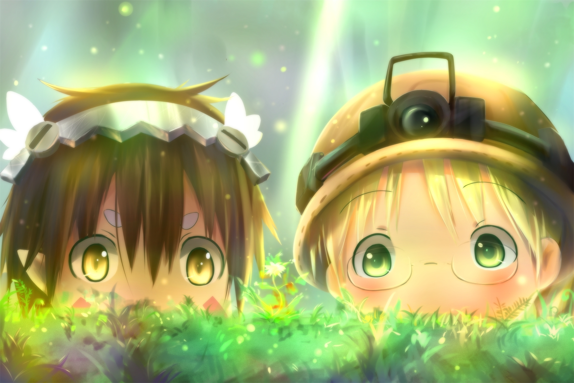 Wallpapers wallpaper made in abyss regu cute chibi grass from chappie ...