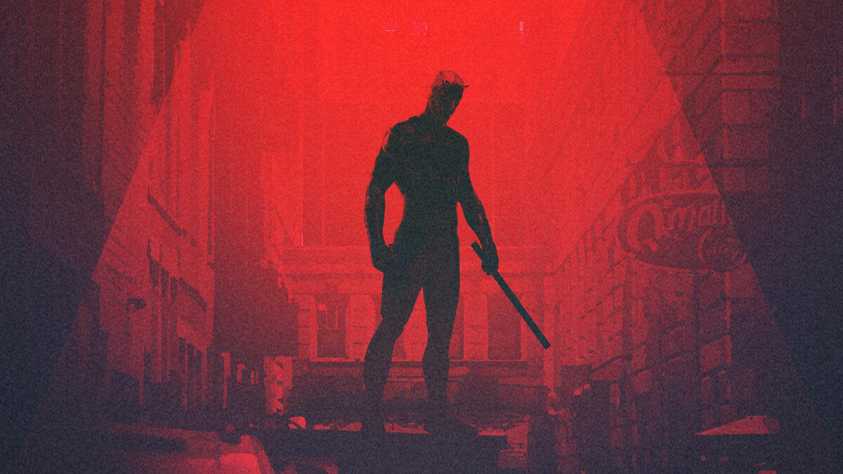 Обои Daredevil произведение искусства минимализм ТВ шоу художник от