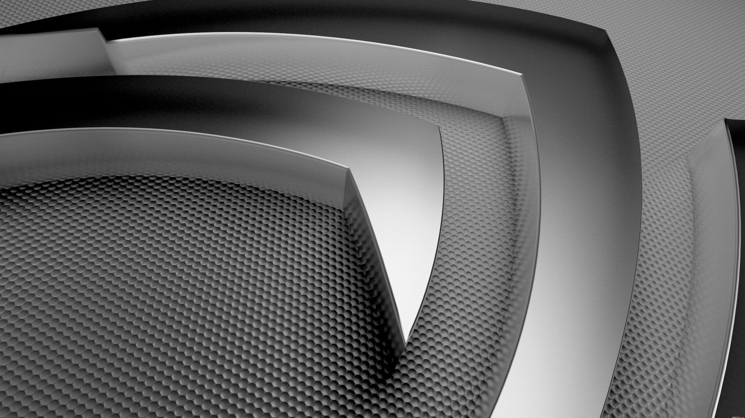 Обои логотип Nvidia серый фон Hi Tech 2560x1440 Qhd And Wqhd 169 от