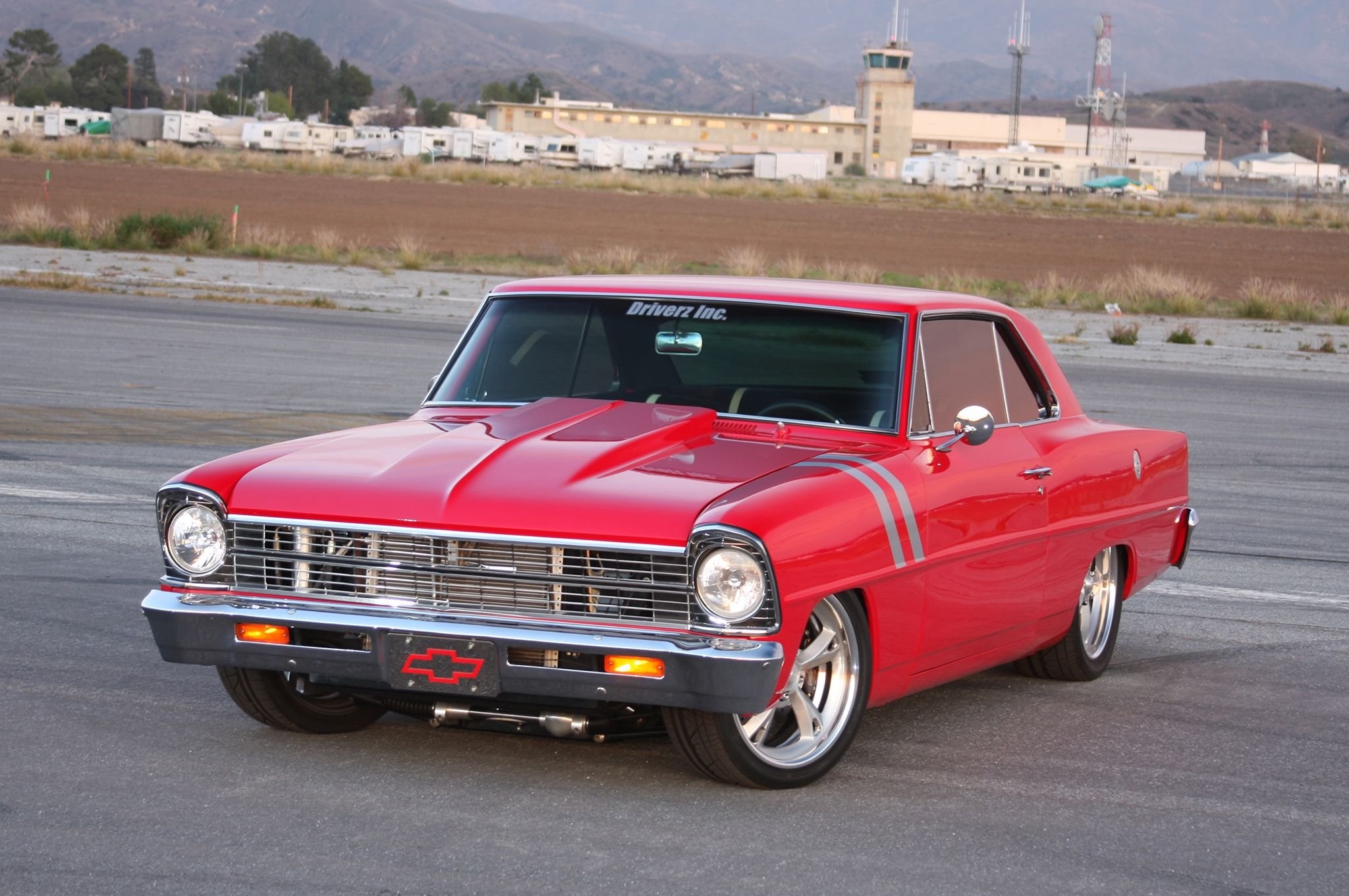 Wallpapers cars Chevrolet 1967 Nova red 1920x1080 Full HD from bradeya ...