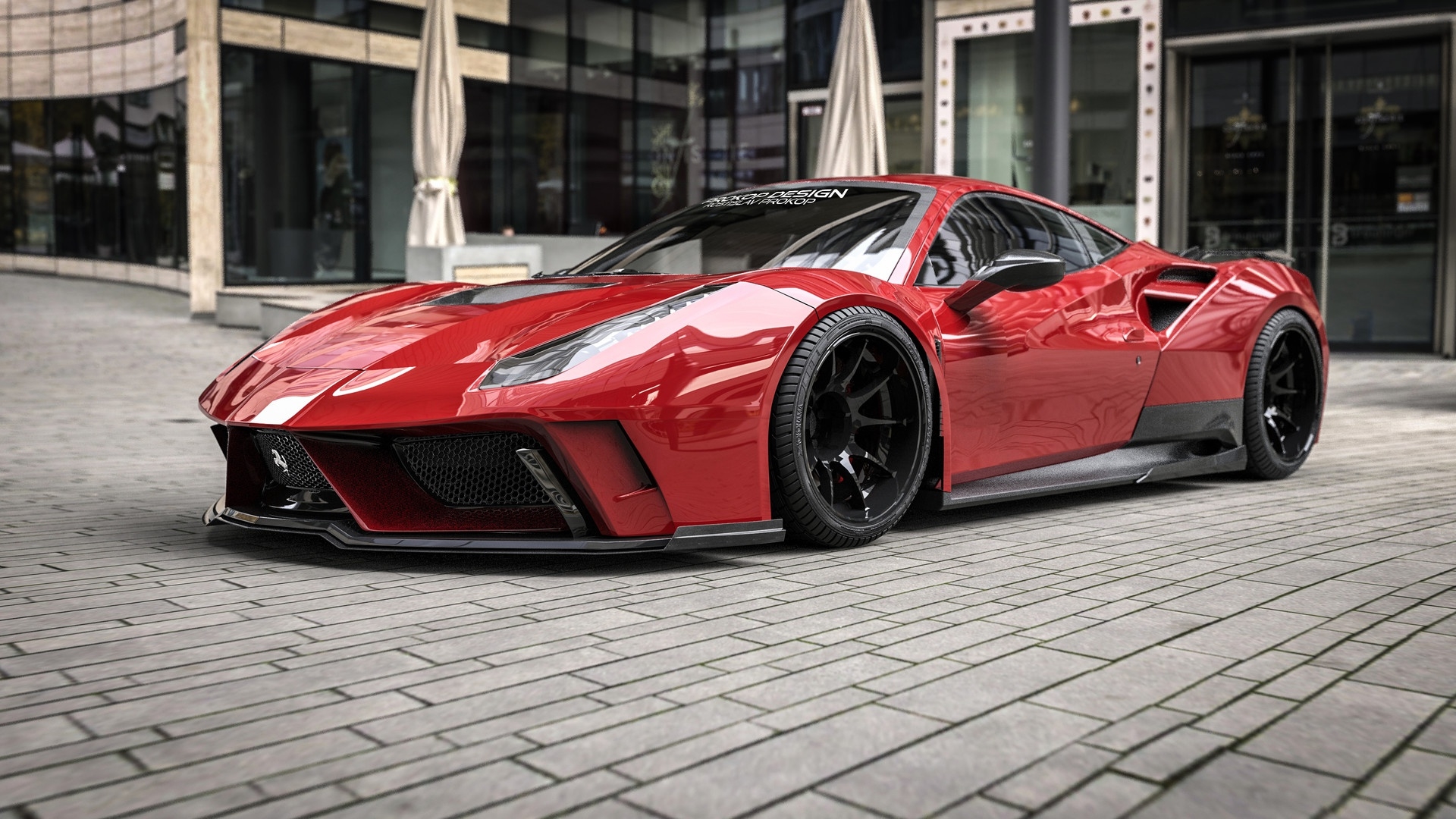Red Ferrari 488 sports · 1920x1200 free photo from godlike - pictures ...