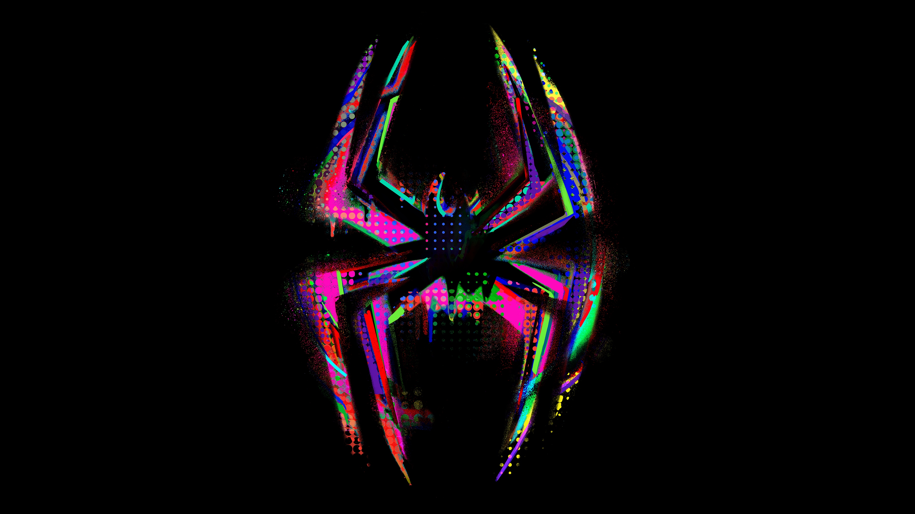 Abstract spider on black background · 1920x1080 Full HD free photo from ...