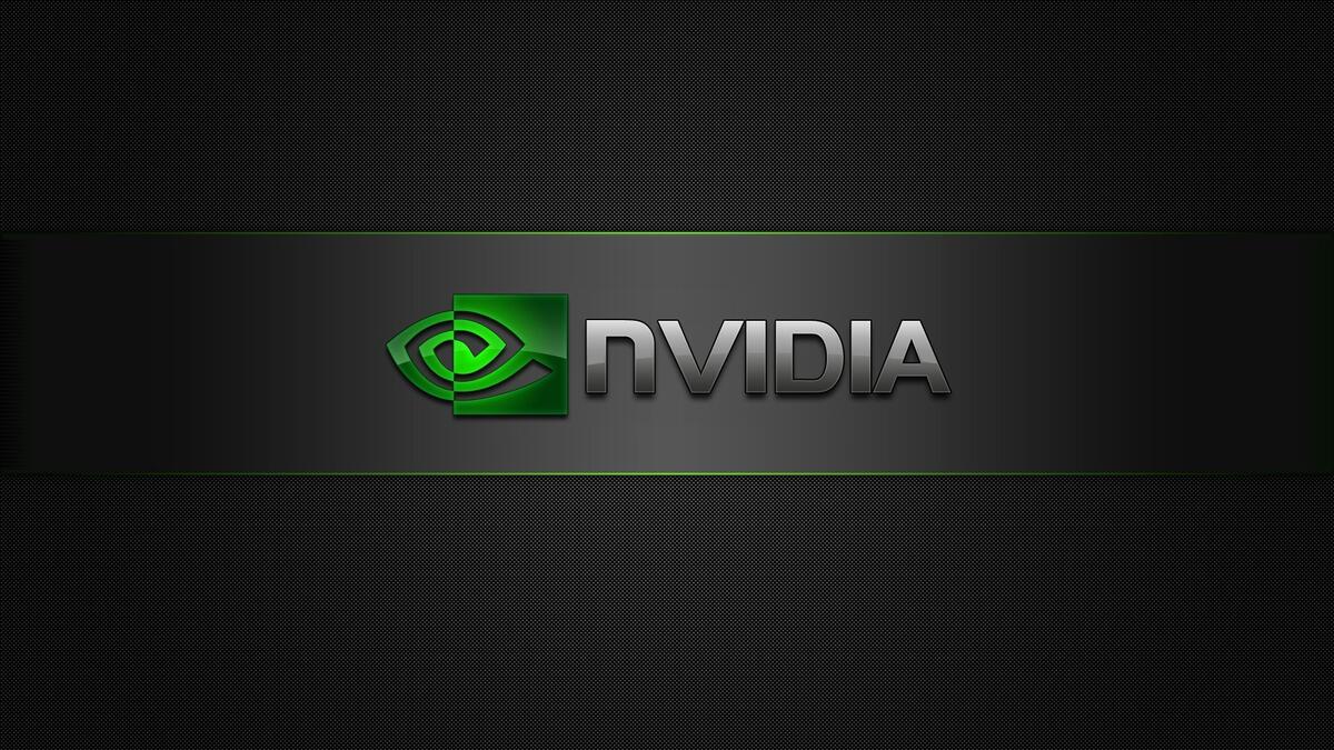 Обои Nvidia логотип Hi Tech от Axebourne картинки от Fonwall