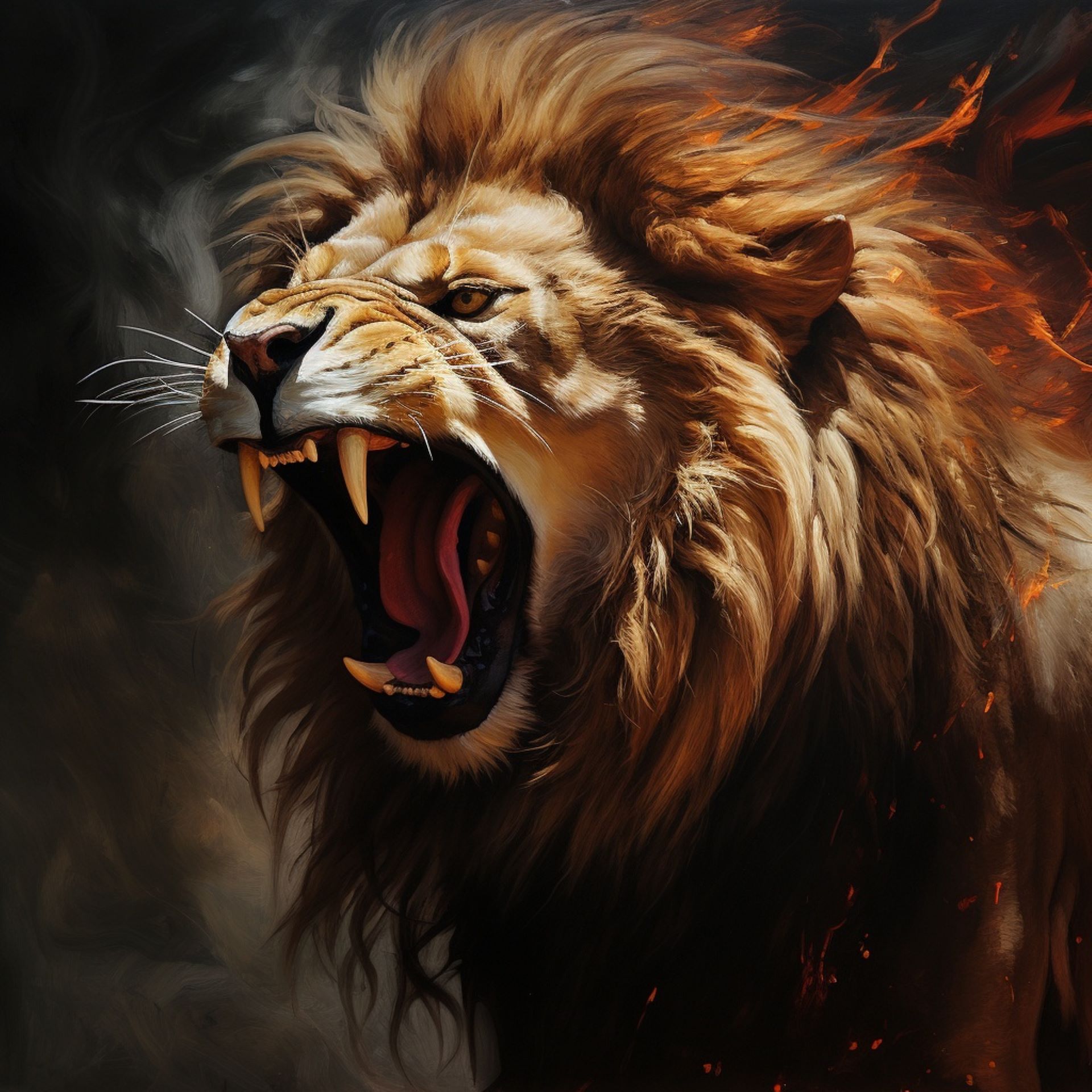 The grin of a wild beast · free photo from ya1702480368002 - pictures ...