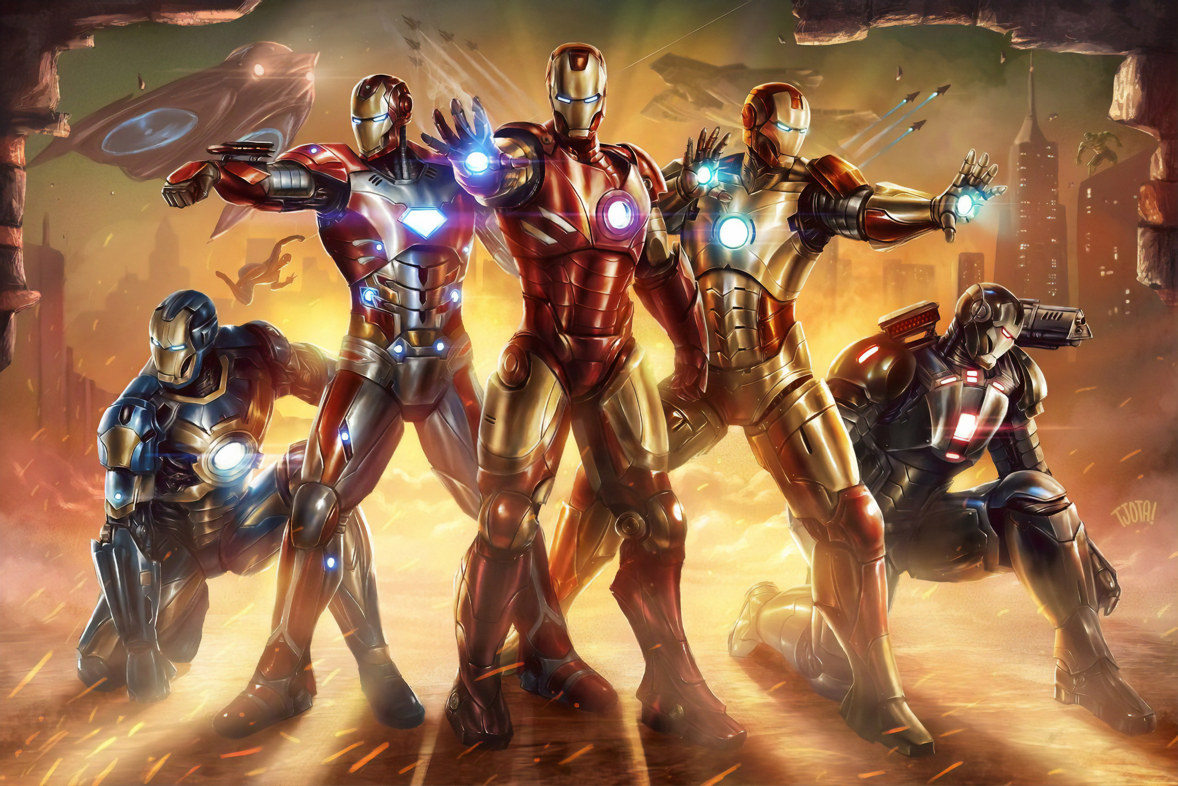 Wallpapers Iron Man superheroes artist deviant art artwork from ...