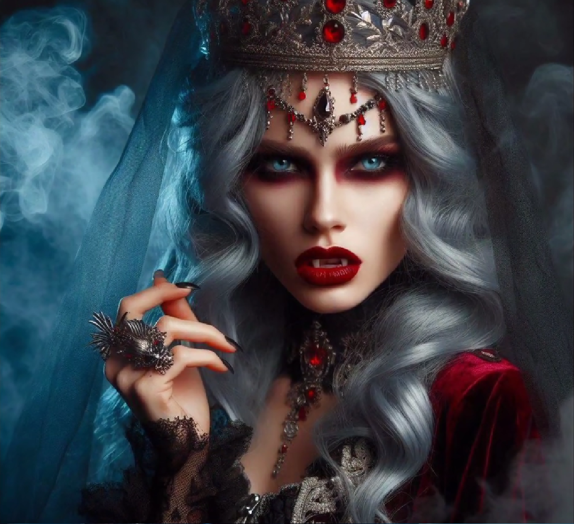 The vampire in red · 1366x768 free photo from yurysk - pictures and ...