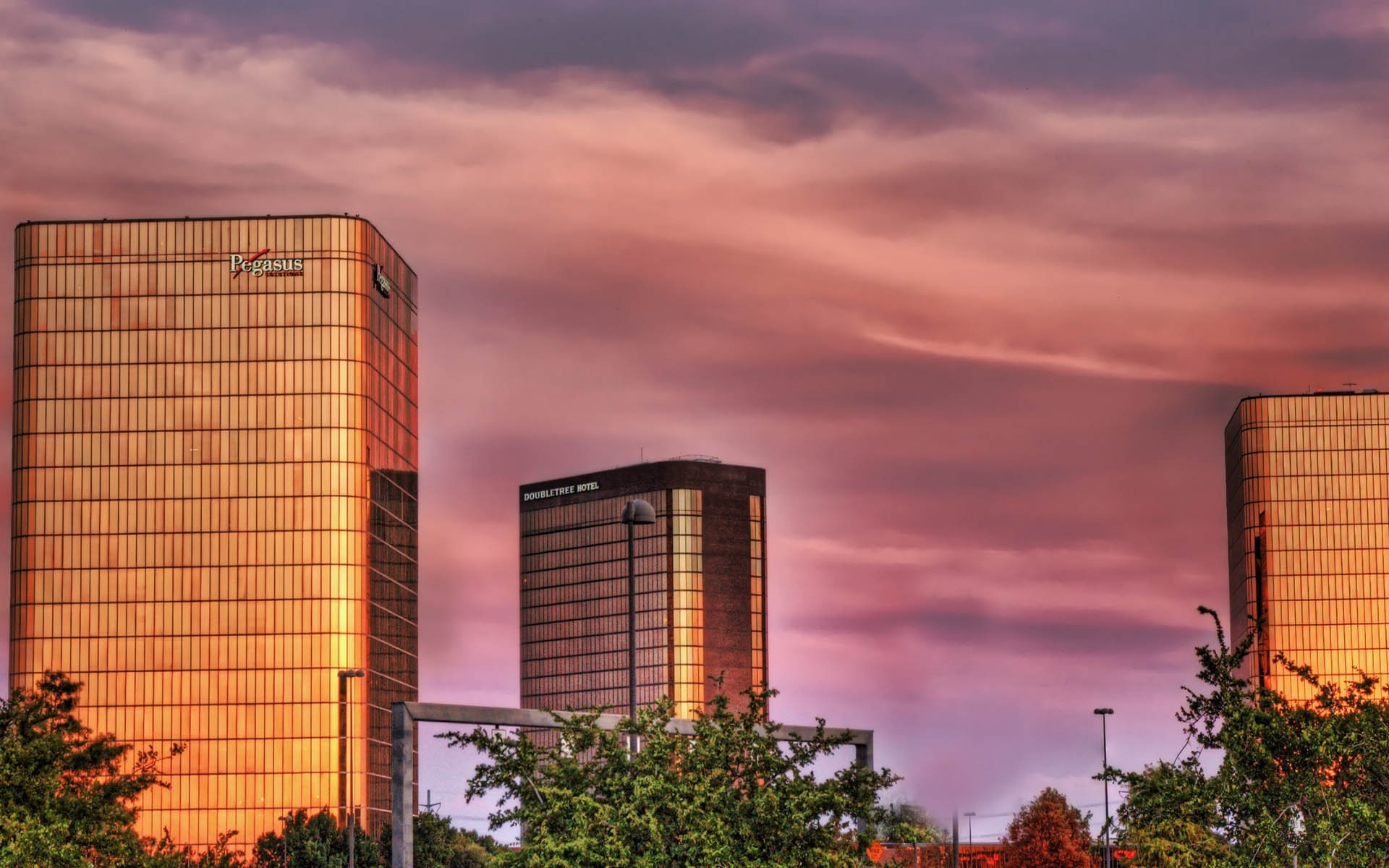 Wallpapers building skyscrapers sky Wallpaper city from virtual ...